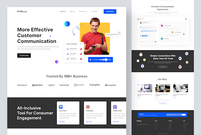 Do ui ux website design, landing page, mobile ui ux and web ui using ...
