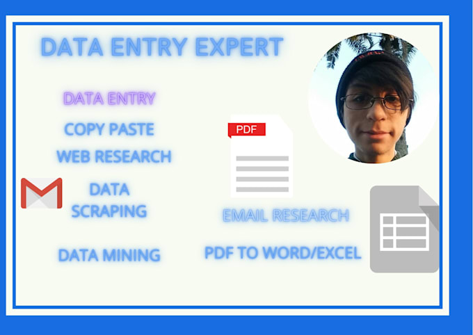 Do Excel Data Entry For Copy Paste Web Research Web Scraping Or