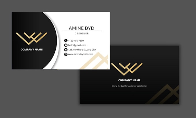 Design your business card by Amine_byd | Fiverr