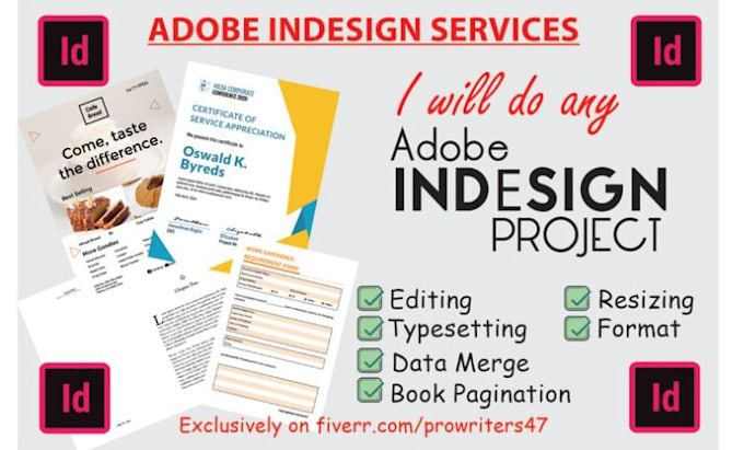 Design nice ebook, magazine, cookbook pdf, brochure with adobe indesign ...