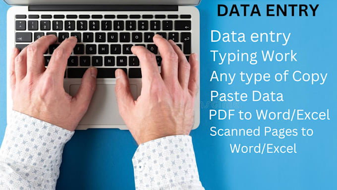 Do all typing and data entry jobs by Prarthanam36 | Fiverr