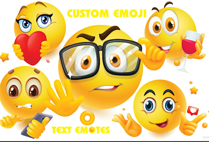 Create custom emojis and text emotes by Denethart | Fiverr