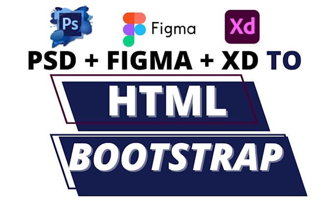 Convert figma to html, xd, psd to html responsive bootstrap by Themicrotech | Fiverr