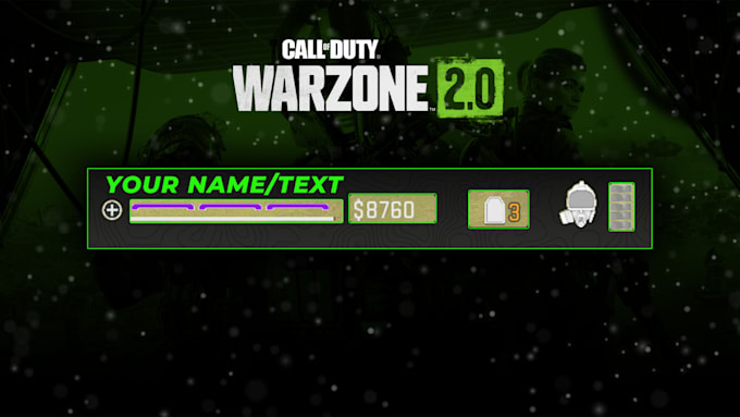 Create an animated warzone 2 health bar overlay by Amanadusumilli | Fiverr