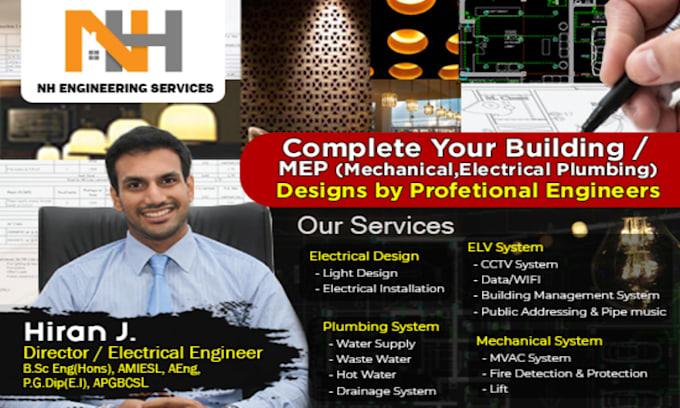 Do mep electrical mechanical plumbing and elv designs by ...