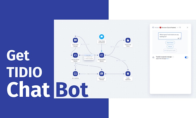 Build custom tidio chatbot for your website by Mahfuz_ru | Fiverr