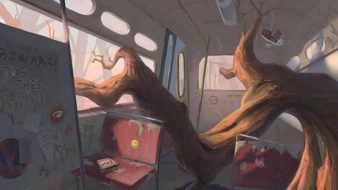 Create an environmental concept art by Annamosienko | Fiverr