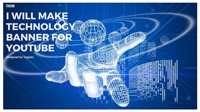 Make amazing youtube banner for technology channel by Logodesigner068 ...