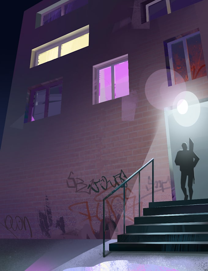 Create a custom illustration in my art style by Annamosienko | Fiverr