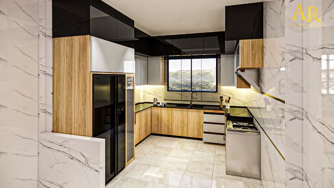 Design a dream kitchen for you by Manaralaqady | Fiverr