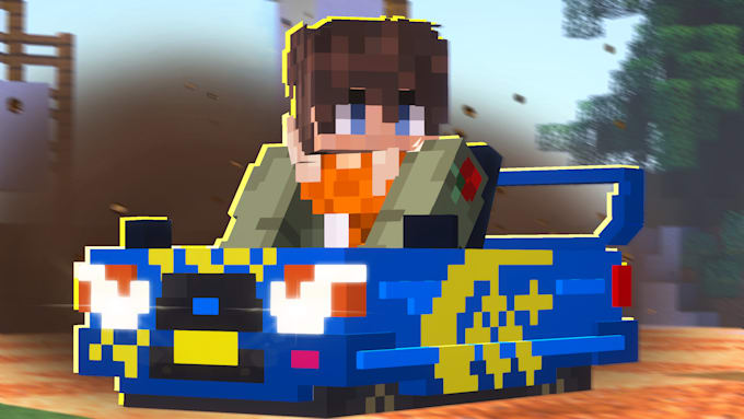 Make a custom minecraft boat for you by Renokas1 | Fiverr