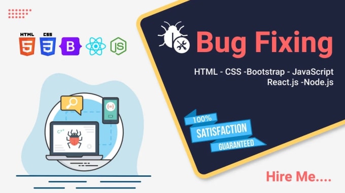 Help you to solve bug in reactjs, nextjs, javascript by Dhruvyash | Fiverr Help you to solve bug in reactjs, nextjs, javascript by Dhruvyash | Fiverr