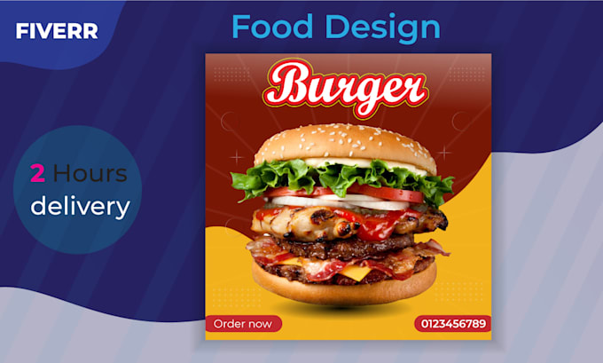 Design modern food restaurant poster foods or social media by ...