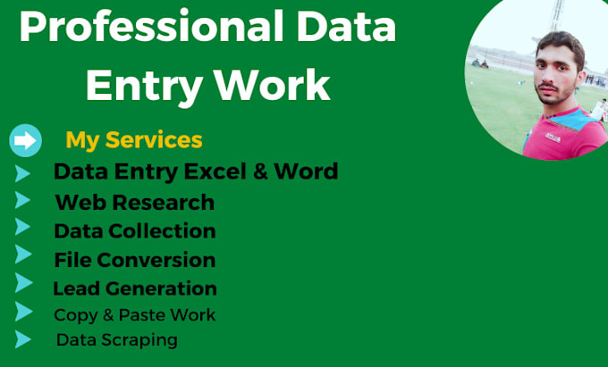 Do perfect data entry and admin tasks by Alichoudhary733 | Fiverr