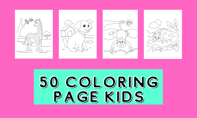 Send you 50 printable colouring pages for your amazon kdp by Chawkis ...