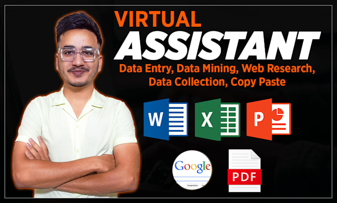 Do fast excel data entry, copy paste, typing, virtual assistant, and data entry by Musama715 ...