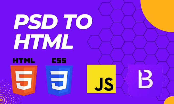 Convert psd to html, xd to html, using tailwind css, bootstrap by Frontend_fahim | Fiverr