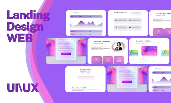 Design converting ui web site, landing page in figma by Sin_des | Fiverr