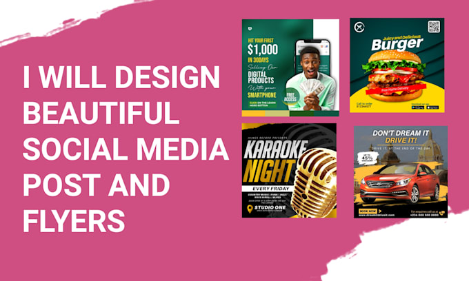 Design social media flyers by Jessieoyawiri | Fiverr