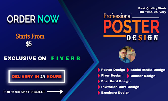 Design a stunning poster for your next project or business by Ghosh ...