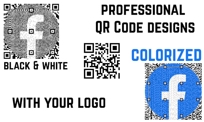 Create a professional colorized qr code design with your logo by ...