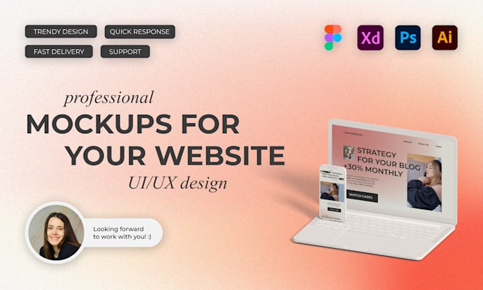 Create wow website design or ui ux mockup in figma by Chroma_ann | Fiverr