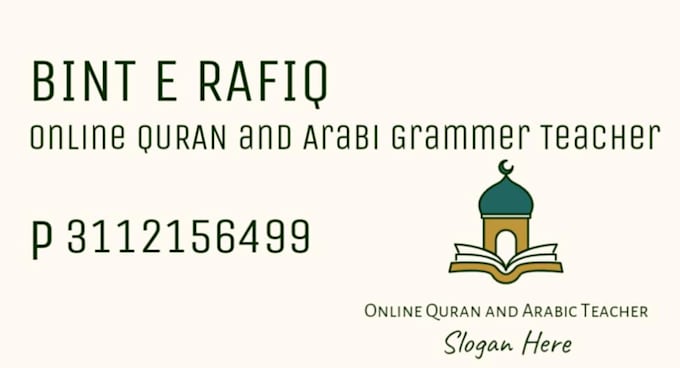 Be your quran teacher by Mariam_obaid | Fiverr