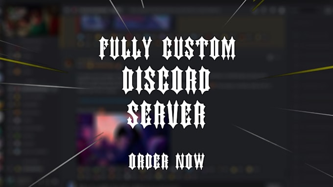 Create a professional discord server by Aidanwebster | Fiverr