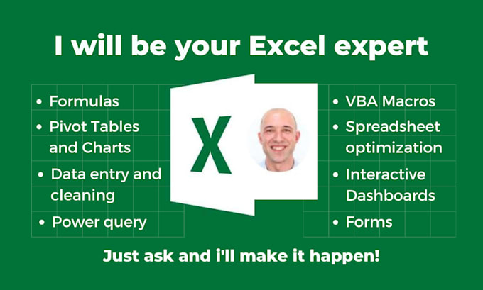 Solve your excel issues and improve your spreadsheets by Miquelbols | Fiverr