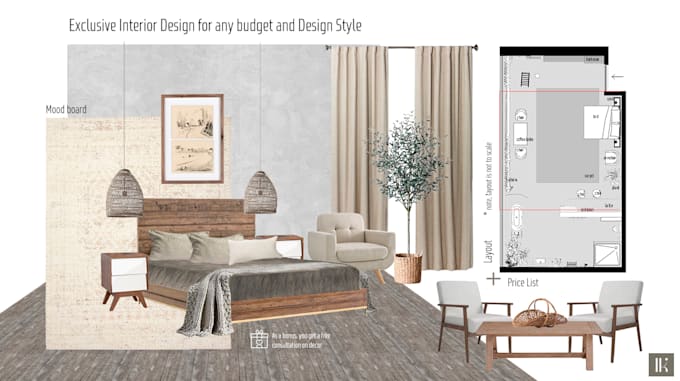 Exclusive interior design for any budget and design style by Iryna ...