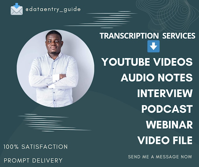 Accurately transcribe audio and video files very fast by Dataentry ...