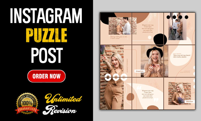 Design your stylish instagram puzzle feed in 6 hours by X10_design | Fiverr