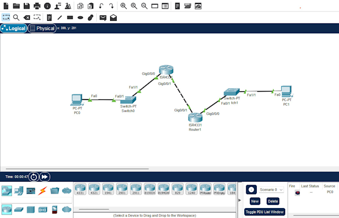 Basic cisco topology configuration by Harmanthind35 | Fiverr