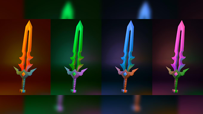 Teach you how to model a sword in blender by Kingkade182_ | Fiverr