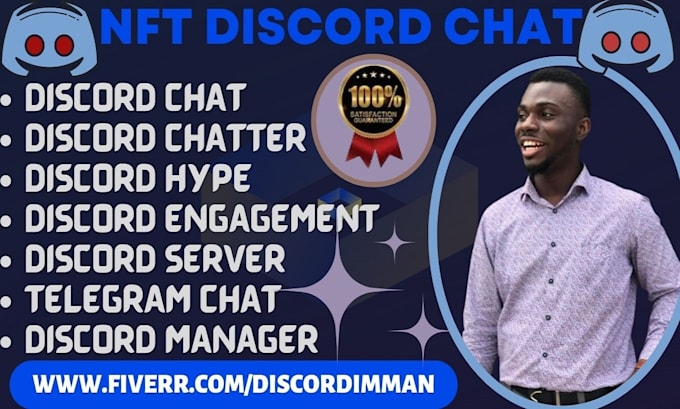 Chat actively in nft discord server, discord chat, discord chatter ...