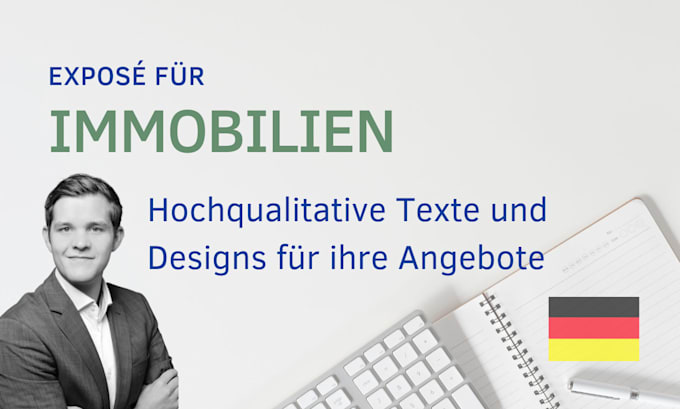 Write and design your german real estate exposé by Nomadicmoney | Fiverr