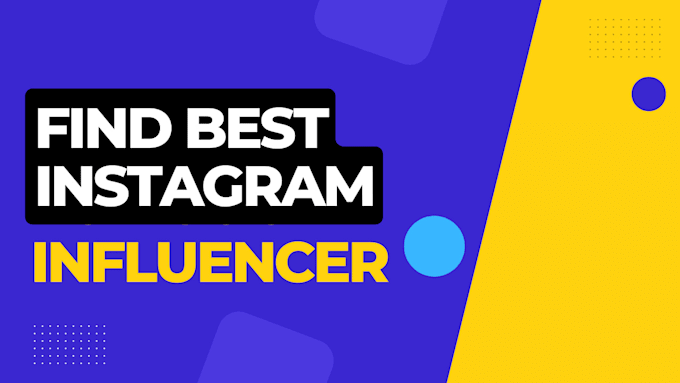 Find the best instagram influencer for influencers marketing by ...