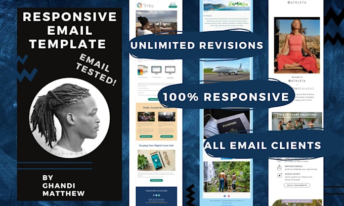 Create responsive email template by Ghandimatthew | Fiverr