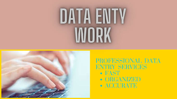 Do express data entry by Srm_sinma | Fiverr