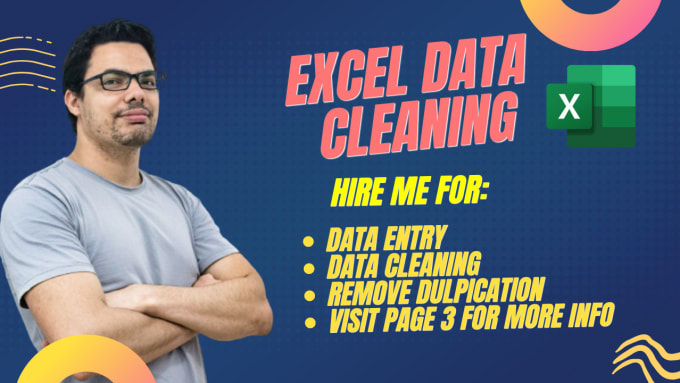 Do excel cleaning, data entry, merging, splitting, and more by ...