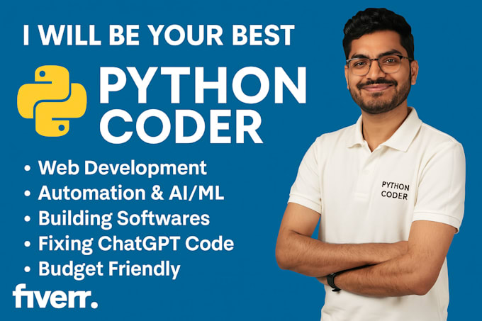 Be your best python coder by Sandeepkumar0 | Fiverr