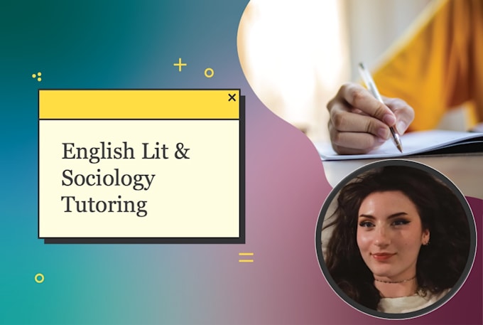 Tutor you in gcse and alevel english and sociology by Fynncolby | Fiverr