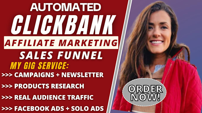 Setup automated clickbank affiliate marketing sales funnel by Sarah ...