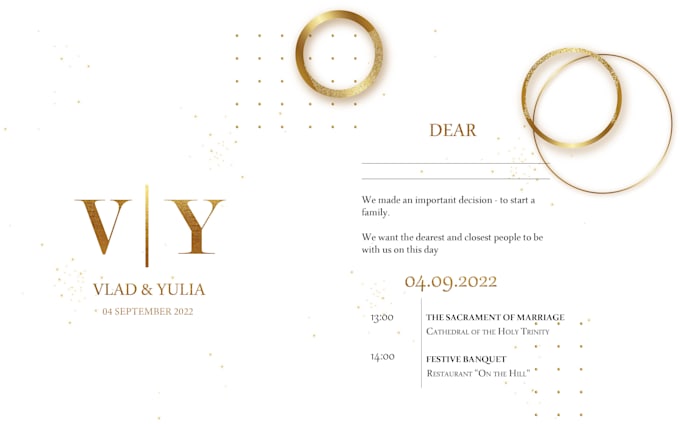 A special invitation for you by Olenka19 | Fiverr