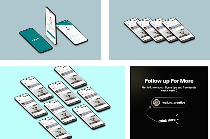 Design your mobile app and create a landing page ui by Generaltolulope ...
