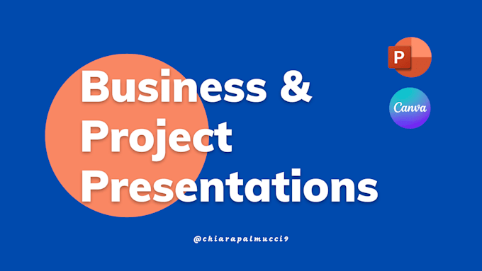 Do eye catching presentations with powerpoint and canva by Chiarapalmucci9 | Fiverr