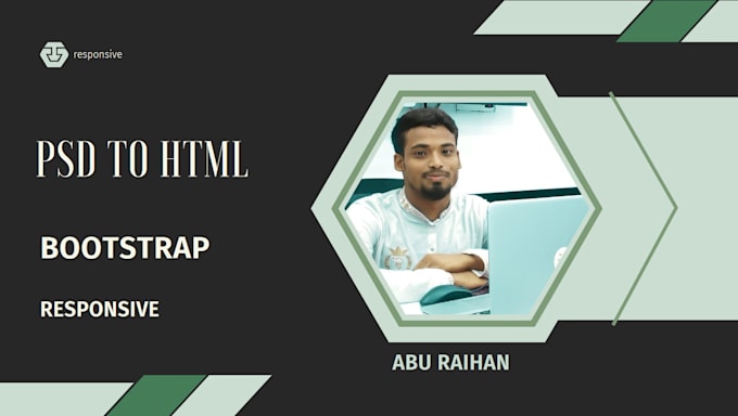 Figma to html psd to html bootstrap responsive by Abu_raihan_dev | Fiverr