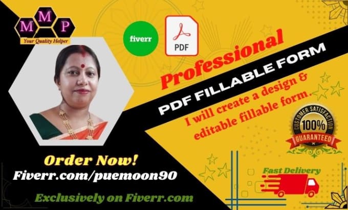 Create fillable pdf form by Puemoon90 | Fiverr