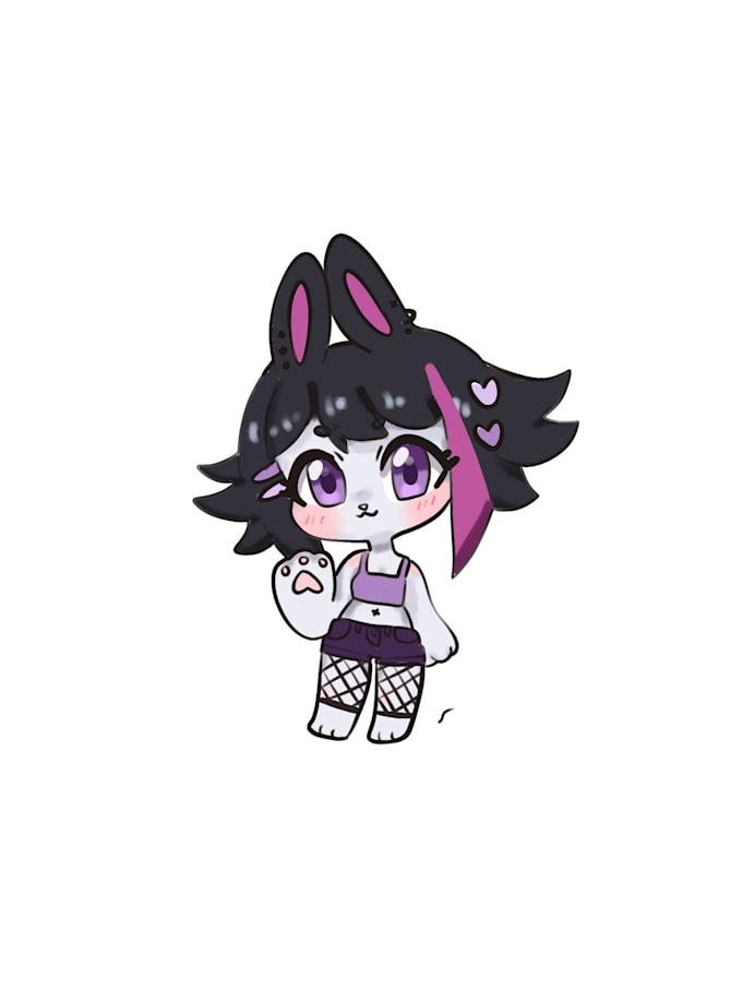 Draw Your Furry Character In My Chibi Style By Spicychicken0w0 Fiverr 