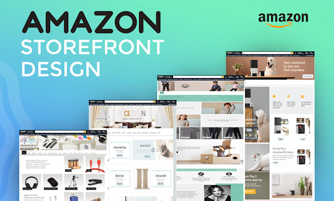 Design your creative amazon store storefront by Hamzamonaim997 | Fiverr